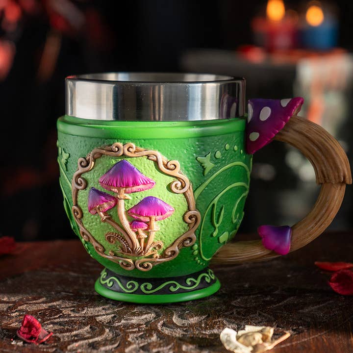 Magic Spell Toadstool Mushroom Teacup – Wizard Gifts